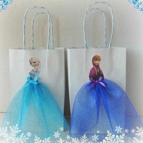 Jual tas souvenir ulang tahun anak / paper bag / kantong snack / ELSA ...