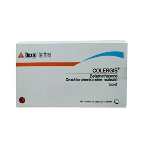 Jual COLERGIS 10 MG 1 STRIP 10 TABLET / BETAMETHASONE / ALERGI ...