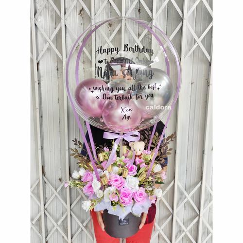Jual EXTRA LARGE + coklat bouquet balon bucket balon buket balloon ...