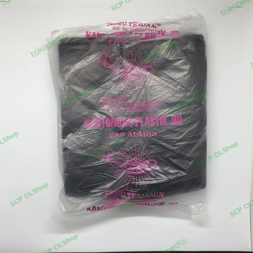 Jual Plastik Asoy Kantong Kresek Warna Hitam Cap Aladin Ukuran 15 35 30 Kota Medan Scp