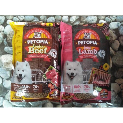 Jual Makanan Anjing Petopia Lamb Dog Food / Petopia Beef / makanan ...