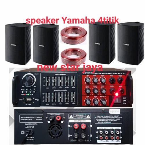 Jual paket sound system audio Cafe/kafe, restoran 4speaker Yamaha - Yamaha VS-6 - Jakarta Barat ...