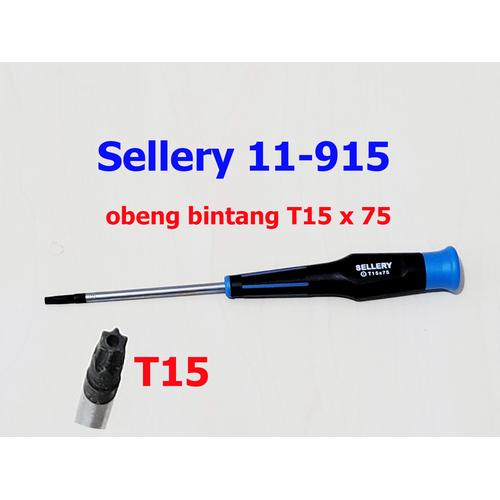 Jual Sellery 11-915 Obeng Bintang T15 x 75 panjang 17,5cm Sellery 11 ...