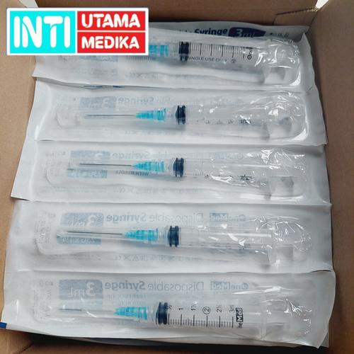 Jual Spuite 3 cc Onemed/Syiring 3ml Onemed/Suntikan 3ml/Spuite 3cc ...