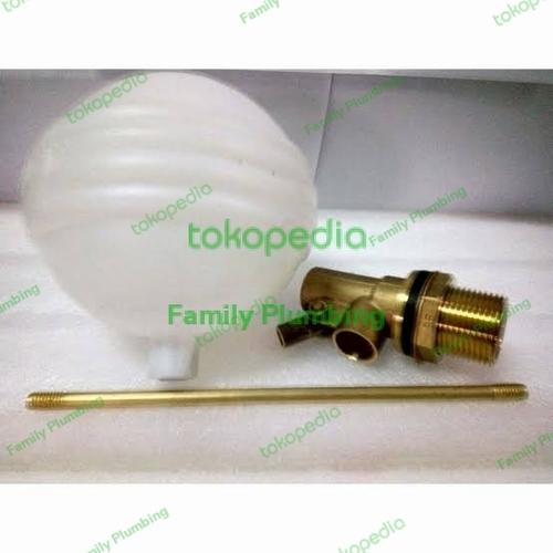 Jual FLOATER FLOATING VALVE PELAMPUNG TOREN 1" INCH ONDA KUNINGAN BRASS ...
