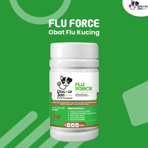 Promo VITAMIN KUCING FLU FORCE Pilek Bersin Batuk DOCTOR JON Obat Sakit ...