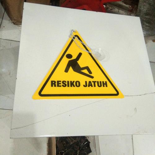 Jual Papan peringatan RESIKO JATUH - Kota Tangerang - acrylic fashion ...