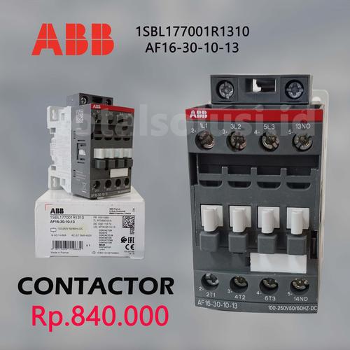 Jual ABB AF16-30-10-13 100-250V50/60HZ-DC Contactor 1SBL177001R1310 - Jakarta Utara - total ...