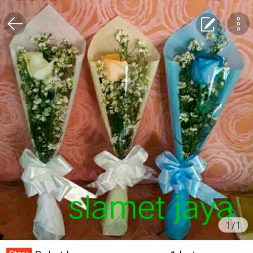 Jual buket mawar segar /bunga asli harga per 1 tangkai/per buket ...