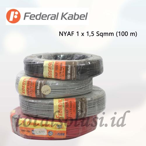 Jual Kabel NYAF 1x1,5mm merk FEDERAL 1 roll (100 meter) - Jakarta Utara ...