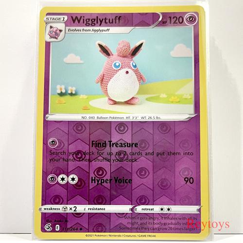 Jual Pokemon TCG Fusion Strike - 111 Wigglytuff ( Holo Reverse / Basic ...