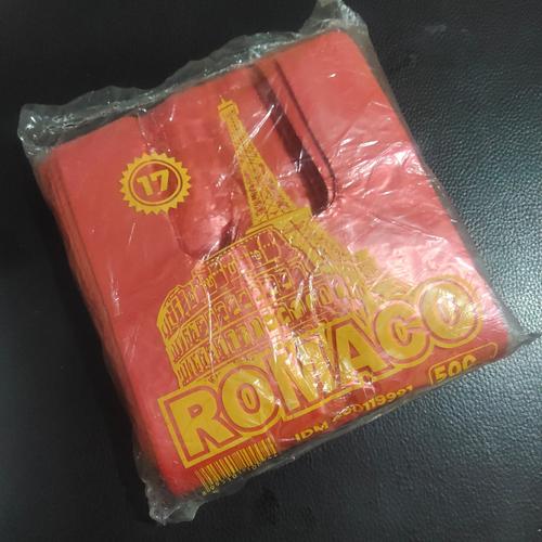 Jual KANTONG PLASTIK MERAH - HDPE UKURAN 17 MERAH - TEBAL - ISI 500 ...