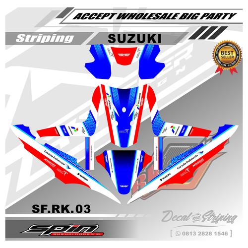 Jual Sticker Decal Full Body Motor Spin 125 R. SF.RK.03 - 9 - Kab ...