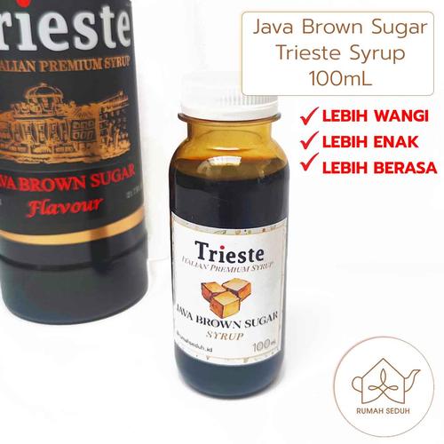 Jual 100mL Trieste Java Brown Sugar Syrup 100mL - Okinawa Brown Sugar ...
