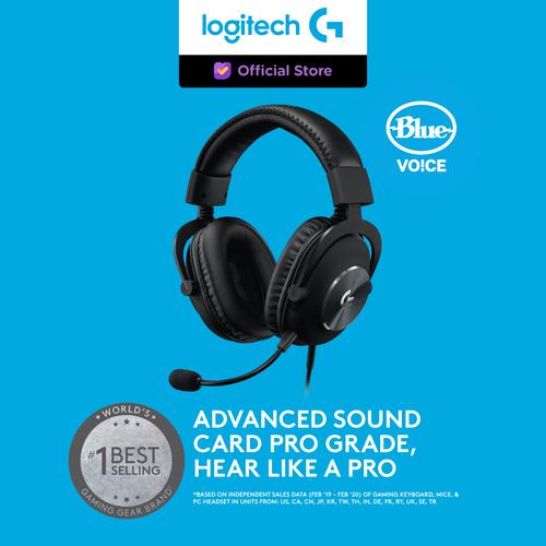 Promo Logitech Pro X Gaming Headset 7.1, Blue Vo!ce for E-Sports ...