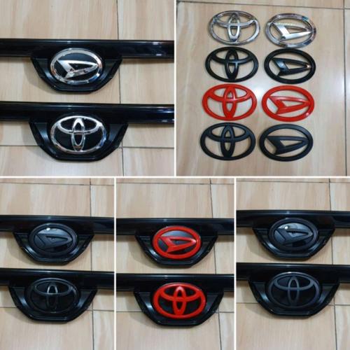 Jual Emblem/Logo Toyota Raize, Daihatsu Rocky - Merah Rocky, Belakang ...