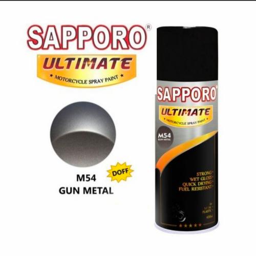 Jual SAPPORO ULTIMATE M54 GUN METAL CAT SEMPROT SPRAY PAINT PILOK WARNA ...