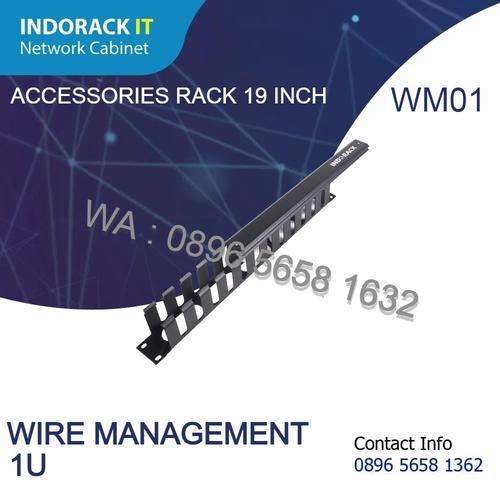Jual INDORACK 19" Wire Management Panel 1U Wiring Management :WM01 ...