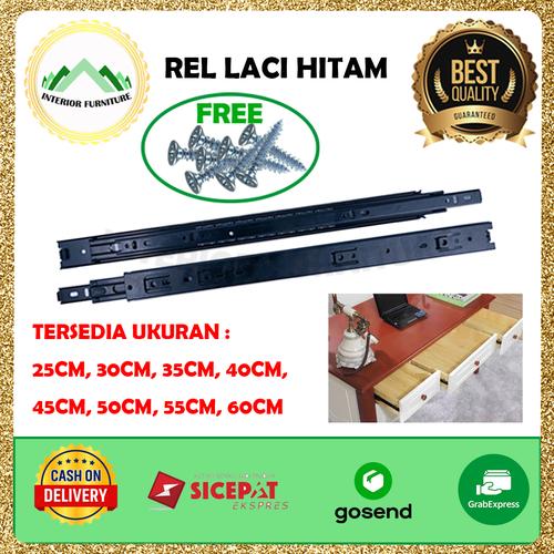 Jual Rel Laci Double Track / Rel Laci (Hitam) 50Cm FREE SEKRUP ...