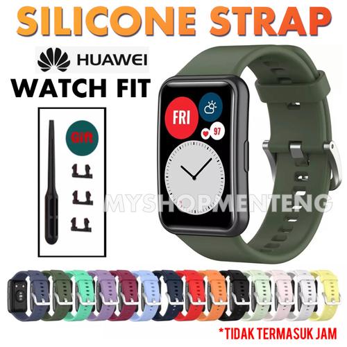 Jual Silicon Huawei WATCH FIT Strap Tali Jam Rubber Strap Karet Silikon ...