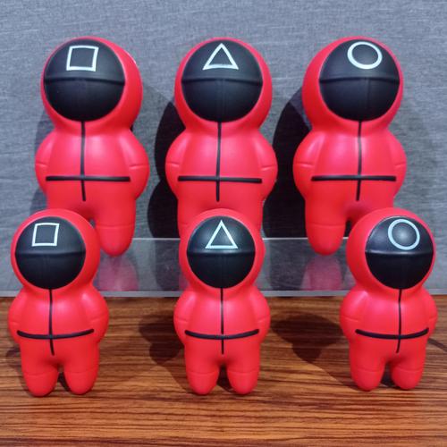 Jual Squishy Squid Game Anti Stres Squid Game Figure - Segitiga 10 cm ...