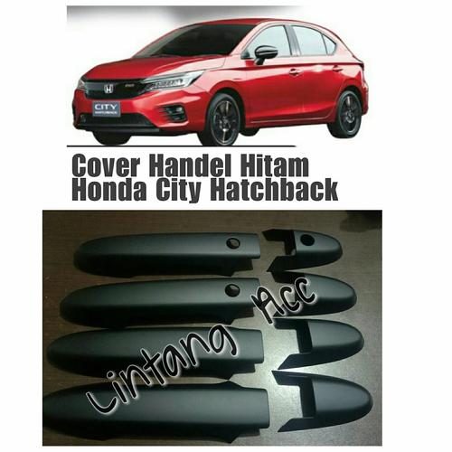 Jual Handel Cover Pegangan Pintu Honda City Hatchback Hitam Doff ...