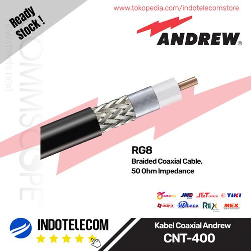 Jual Kabel Coaxial RG8 Andrew CNT-400 50 Ohm CNT400 RG-8 ORI NEW ...