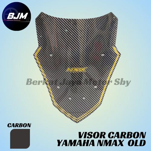 Promo WINDSHIELD WS VISOR VECTOR CARBON YAMAHA NMAX OLD NMAX NEW TEBAL ...
