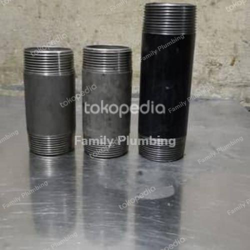 Jual PIPA BESI 1/2" PANJANG 60cm HITAM KOMPLIT SENAI KANAN KIRI ...