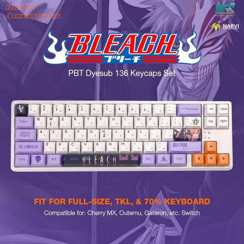 Jual Keycaps Bleach PBT Dyesub for Mechanical - Keyboard Gaming ...