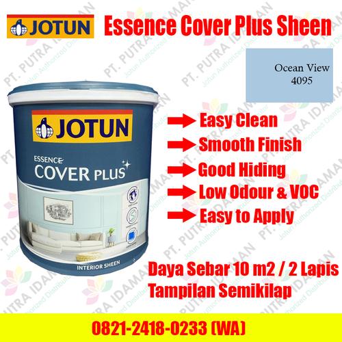 Jual CAT TEMBOK JOTUN Essence Cover Plus Sheen 3.5L - 4095 OCEAN VIEW - Jakarta Utara - PUTRA ...