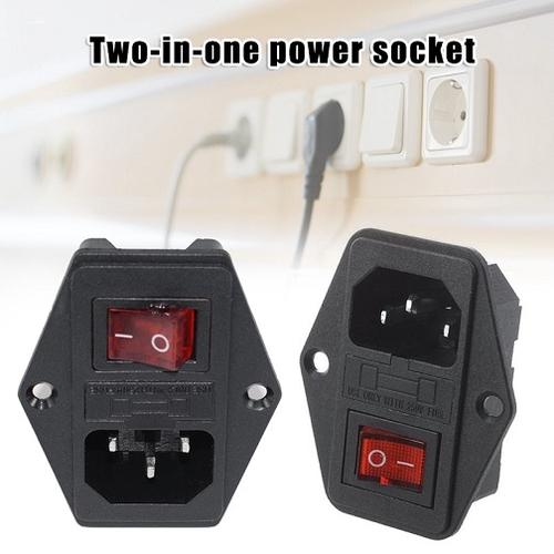 Jual BA-88-3in1 Socket AC 3in1 + Saklar + Fuse Holder Power Outlet Socket - Kota Tangerang ...
