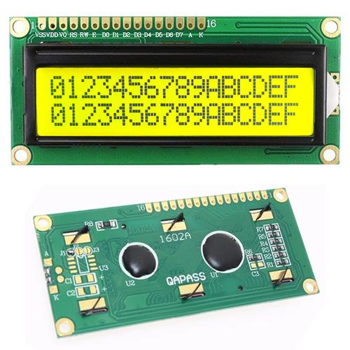 Jual LCD YELLOW 16X2 1602 + PIN HEADER ( ARDUINO ) - Jakarta Barat ...