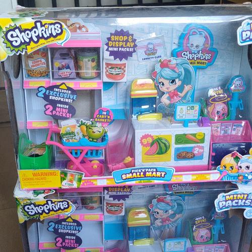 Jual SHOPKINS Pink n Pack SMALL MART PLAYSET S10 children toys mini ...