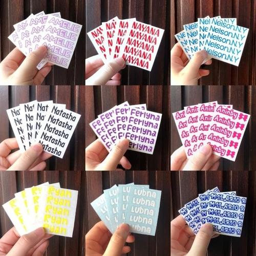 Jual Cutting sticker label nama vinyl decal oracal Banyak Pilihan icon ...