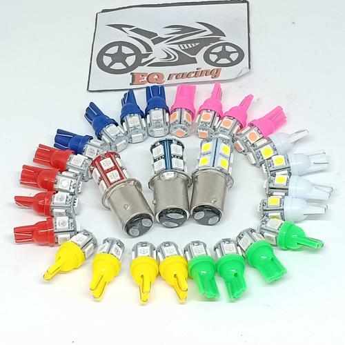 Jual Paket 4 biji lampu sen sein jagung plus 1biji lampu 13 mata ...