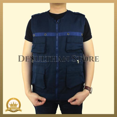 Jual Rompi Outdoor Jaket Rompi Mancing Rompi Lapangan Bahan Drill L dan ...