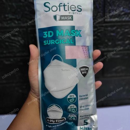 Jual softies mask 3D mask surgical 4 ply masker Softies - Kab. Sidoarjo ...