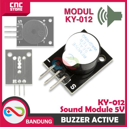 Jual MODUL BUZZER 5V KY-012 ACTIVE HIGH FOR ARDUINO AKTIF HIGH SOUND ...