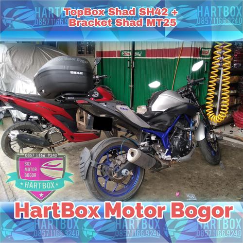 Jual Box Motor Touring Shad SH42 SH 42 + Bracket Shad Yamaha MT25 MT 25 ...