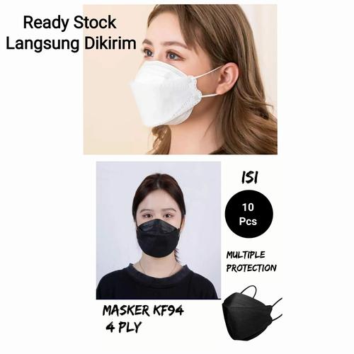 Jual Masker KF94 Model Korea Evo Convex 4 Ply Earloop isi 10 Pcs ...