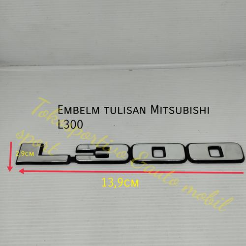 Jual Emblem Logo Lambang tulisan huruf Mitsubishi L300 - Jakarta Utara ...