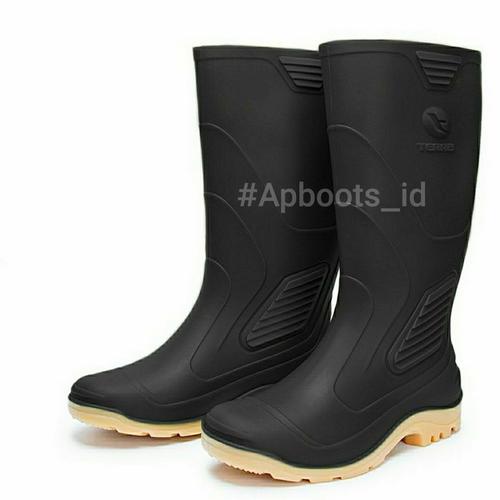 Jual SEPATU BOOT AP TERRA ECO 3 HITAM ORIGINAL - Hitam, 38 - Jakarta ...