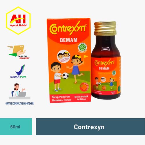 Jual CONTREXYN KONTREKSIN SIRUP DEMAM ANAK RASA JERUK 60 ML - Kab ...