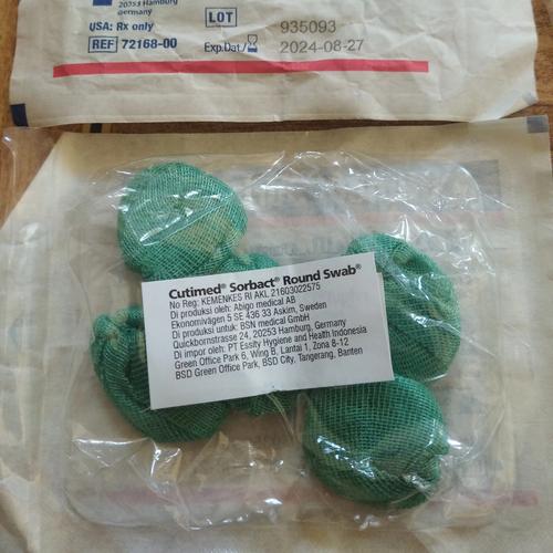 Jual cutimed sorbact tupfer round swab isi 5 stick/pieces - Kota Bekasi ...