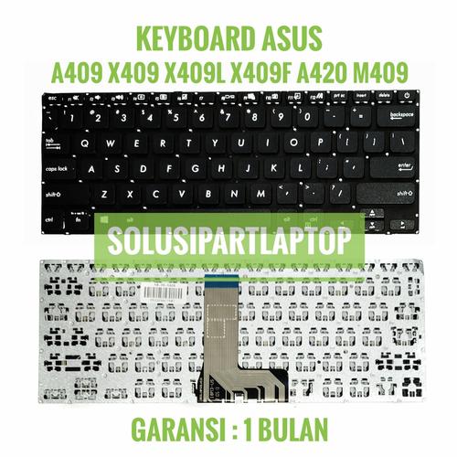 Jual KEYBOARD ASUS VIVOBOOK A409 X409 X409FL X409JA X409FJ ON OFF BLACK ...
