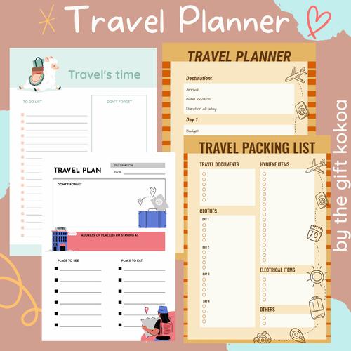 Jual (PART 2) Loose Leaf Kertas Isi File Binder / Travel Planner ...