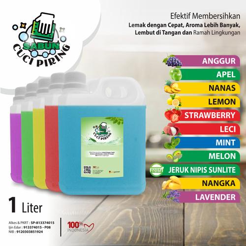 Jual Sabun Cuci Piring 1 Liter Variasi Aroma Segar (Jerigen) - Nanas - Kab. Sidoarjo - Fumetsu ...