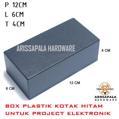 Jual Box Plastik Hitam Type X2 Kotak Tempat Rangkaian Komponen ...