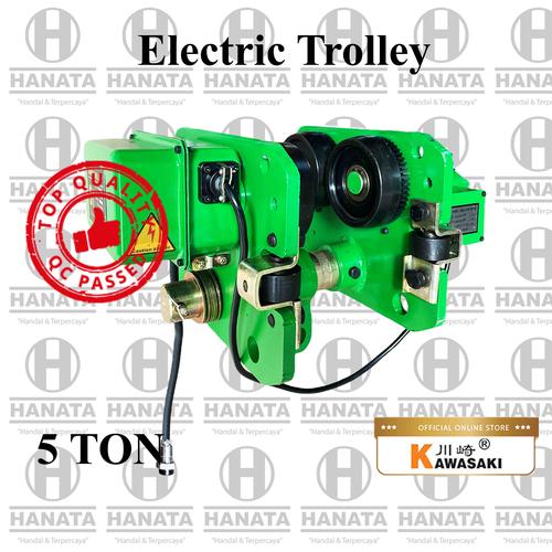 Jual Kawasaki Electric Trolley For Chain Hoist 3F/380V 5 T - Jakarta ...
